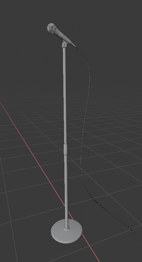 Microphone Stand 3D - TurboSquid 1470569