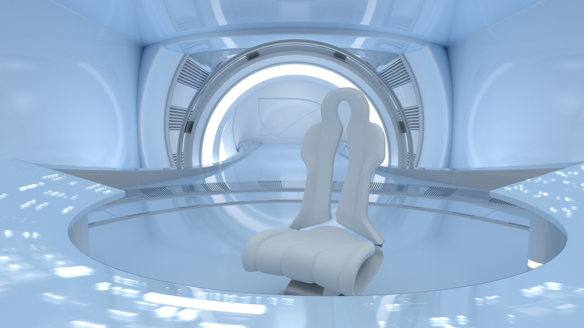 Sci-Fi Spaceship Bridge Command Center 3D Model - TurboSquid 1809385