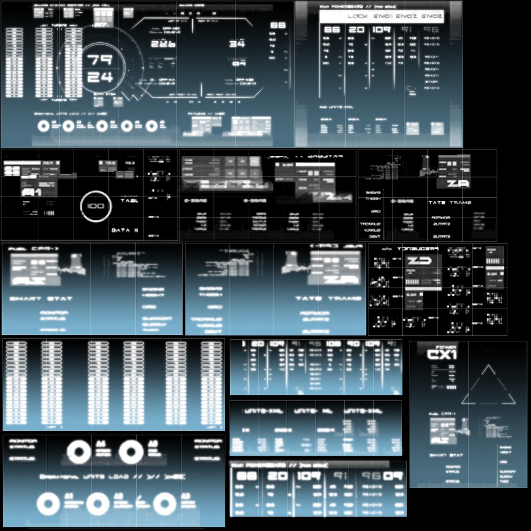 Sci-Fi Spaceship Bridge Command Center 3D Model - TurboSquid 1809385