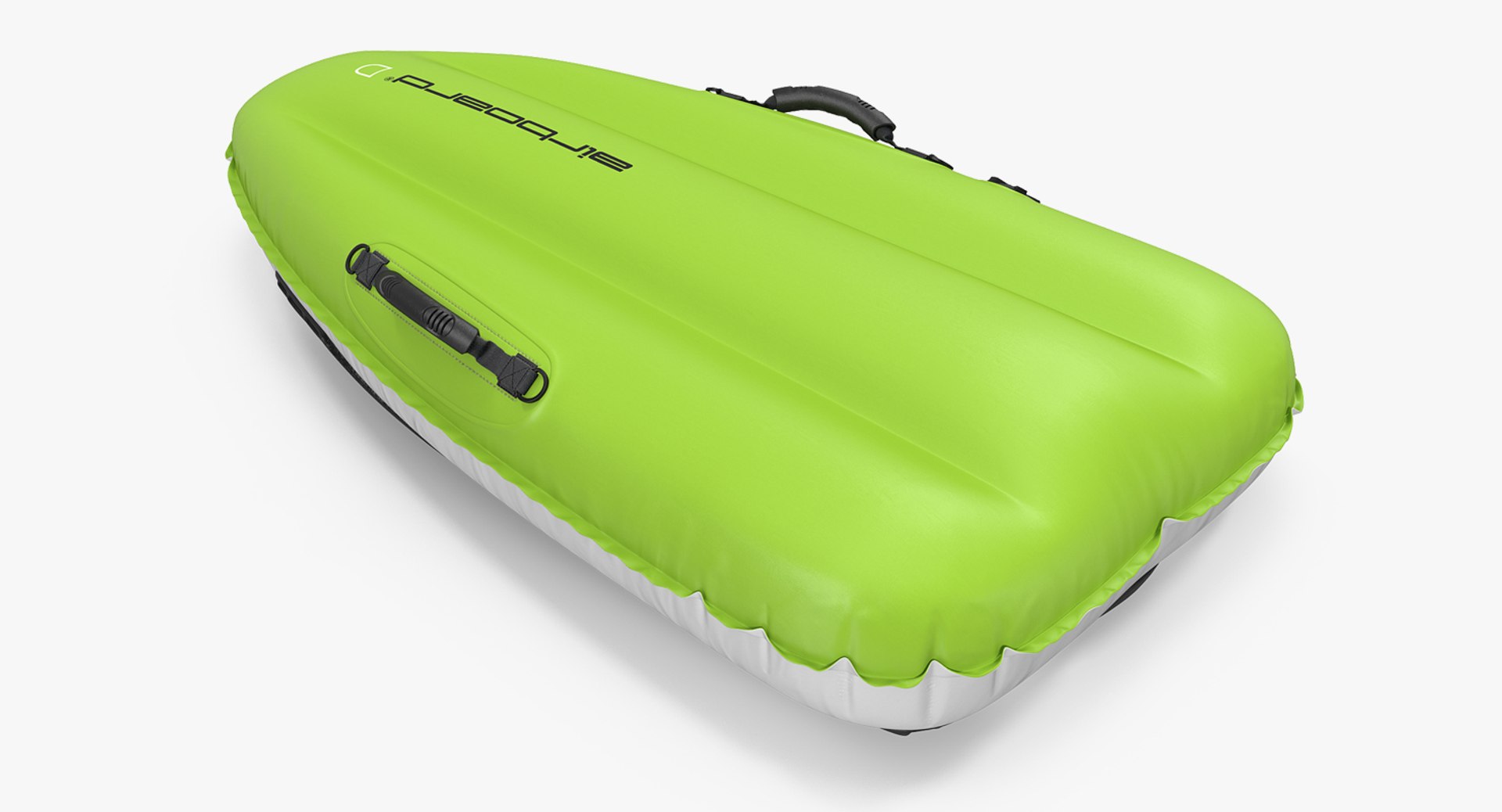3d Model Inflatable Sled Green