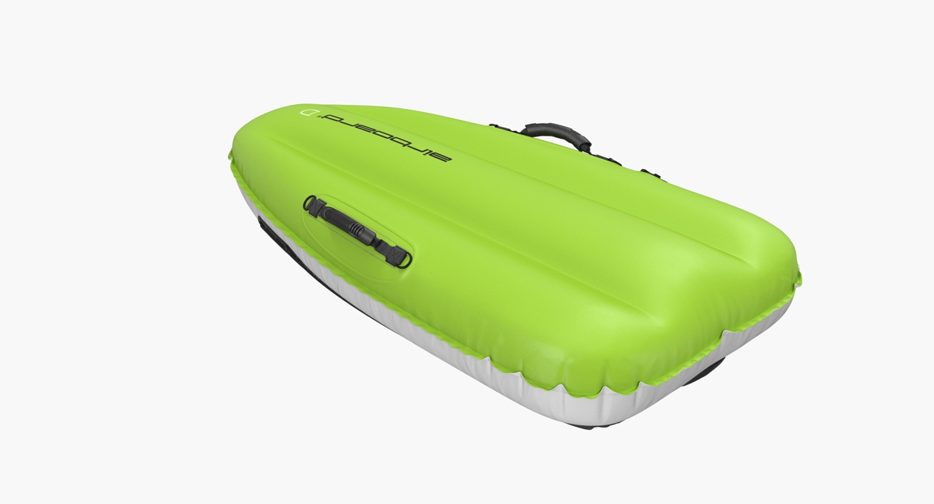 3d Model Inflatable Sled Green