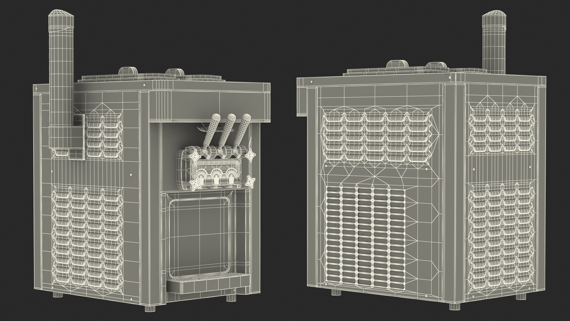 3D model Commercial Ice Cream Maker - TurboSquid 1772265