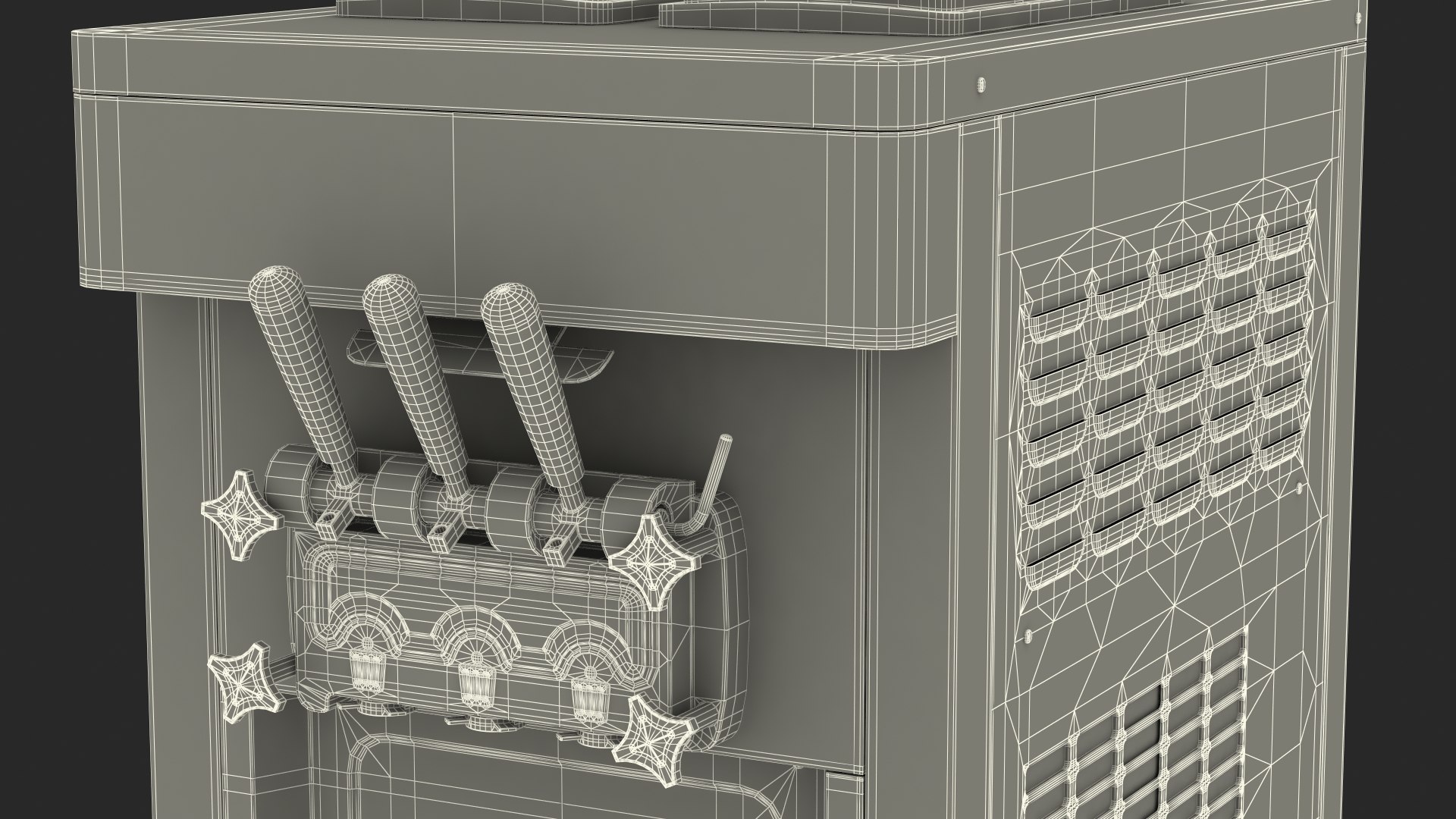 3D model Commercial Ice Cream Maker - TurboSquid 1772265