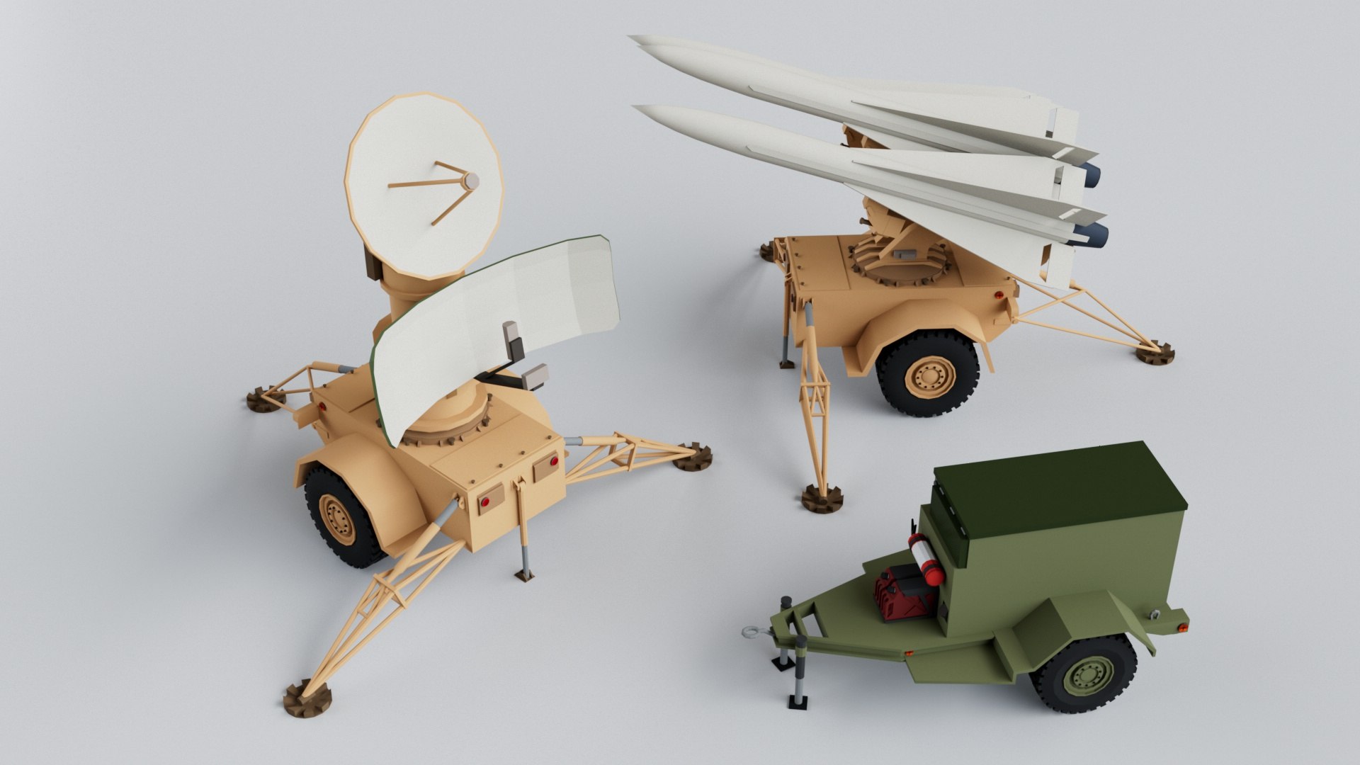 3D Model Military Mega Pack Collection - Game Ready - TurboSquid 2427776