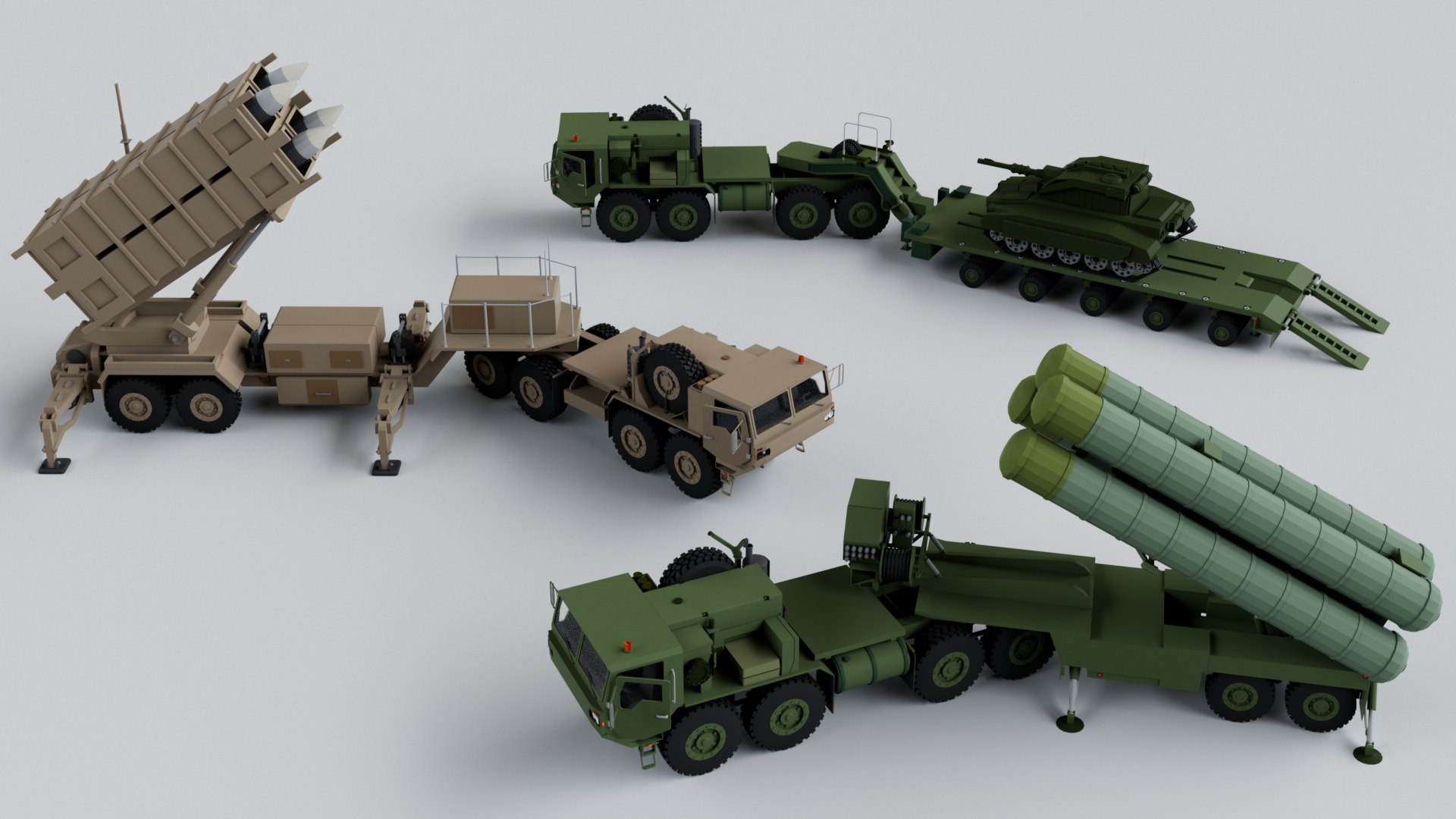 3D Model Military Mega Pack Collection - Game Ready - TurboSquid 2427776
