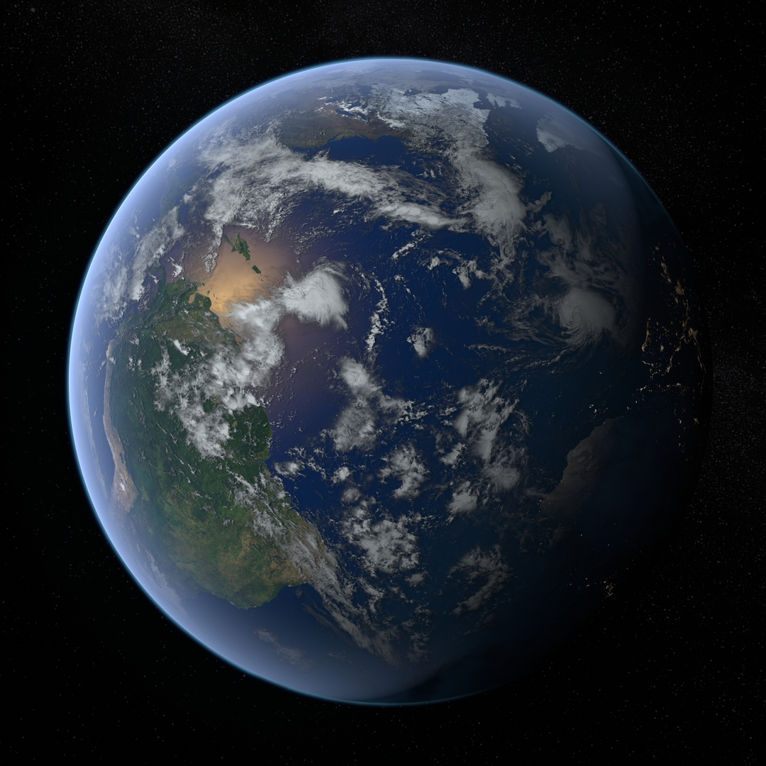 earth cloud c4d