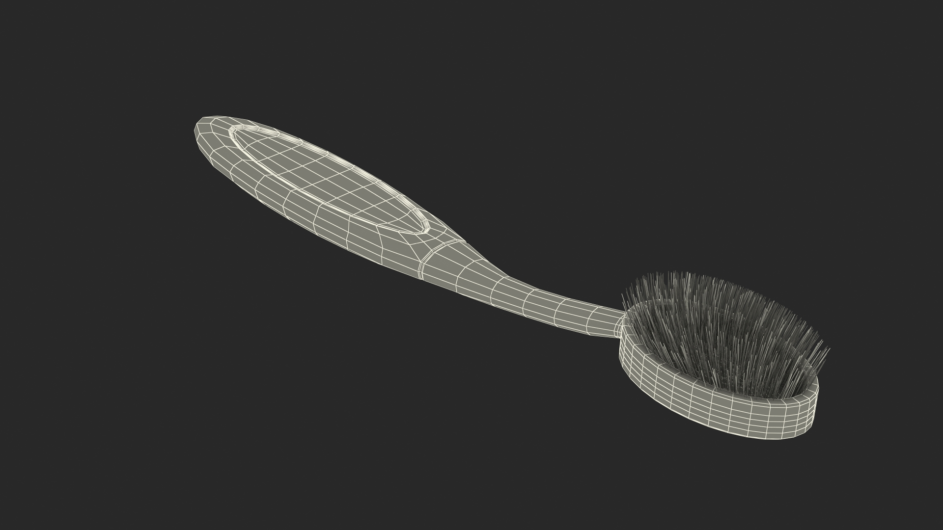 3D Concealer Oval Brush Fur - TurboSquid 1833326