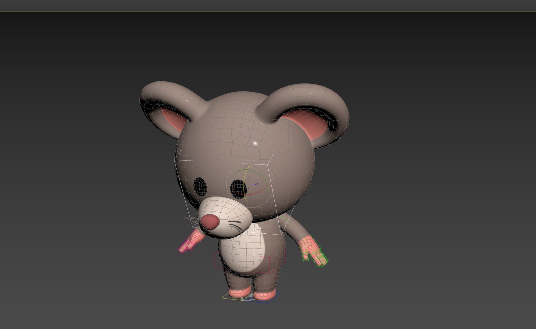Character184 Rigged Rat 3D Model - TurboSquid 1918159