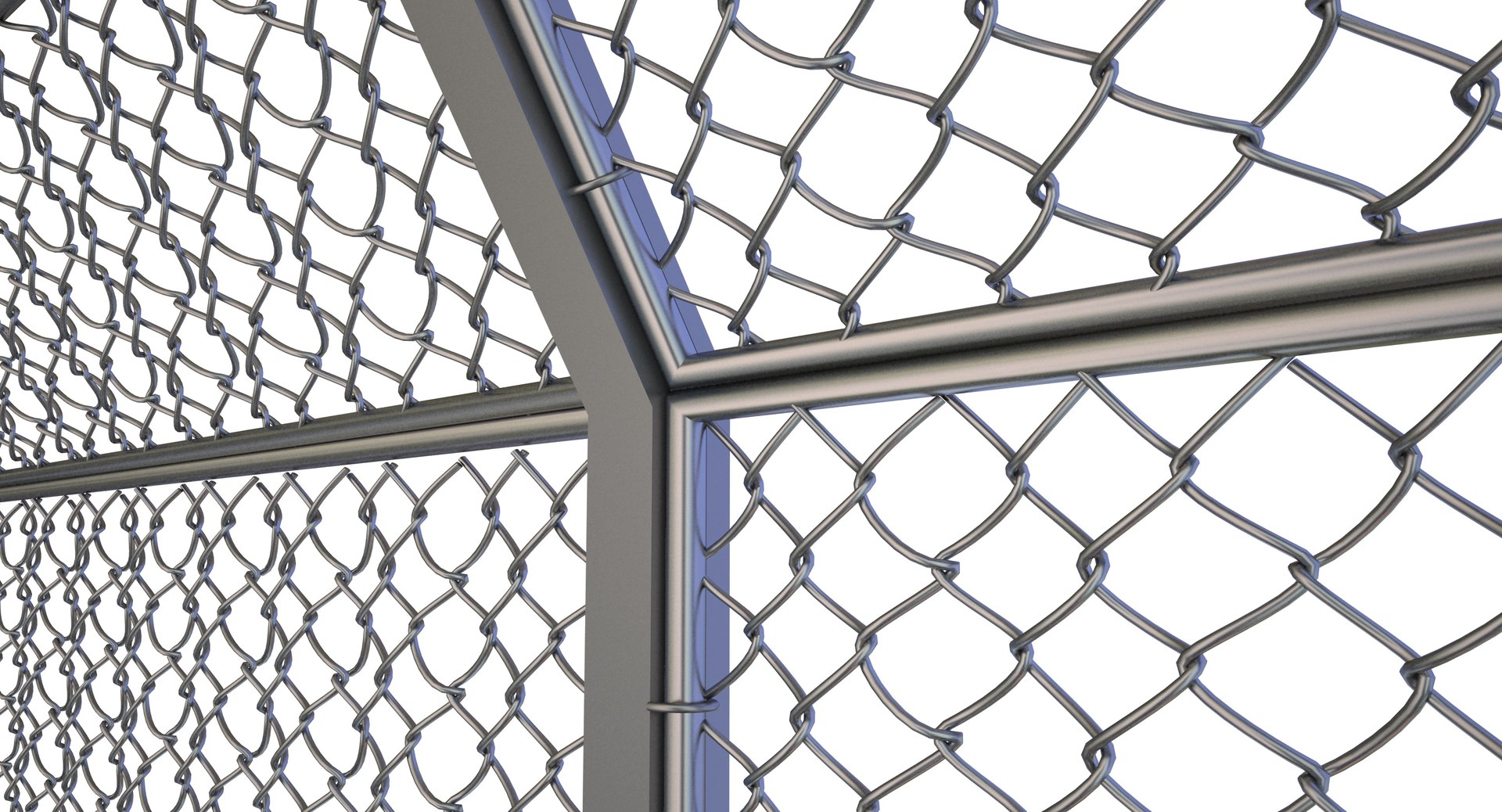 Chain Link Fence Model - TurboSquid 1225875