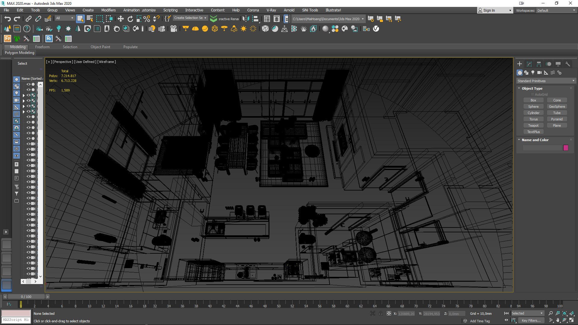 Apartment 04 - HanhCT - MAX FBX OBJ SKP DAE Simlab 3D Model ...