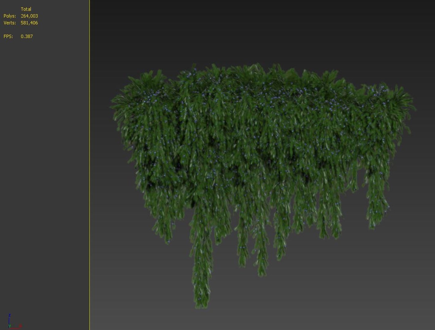 3D Cascading Rosemary Model - TurboSquid 1938213