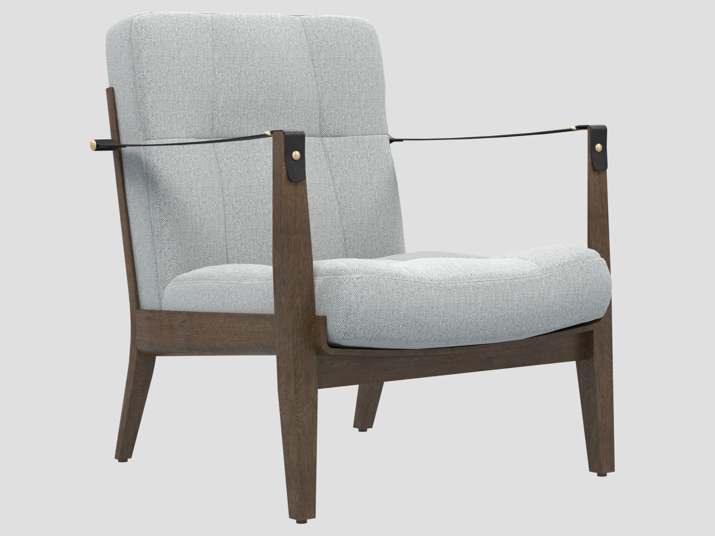 3D Model Capo Lounge Chair Neri - TurboSquid 1466222
