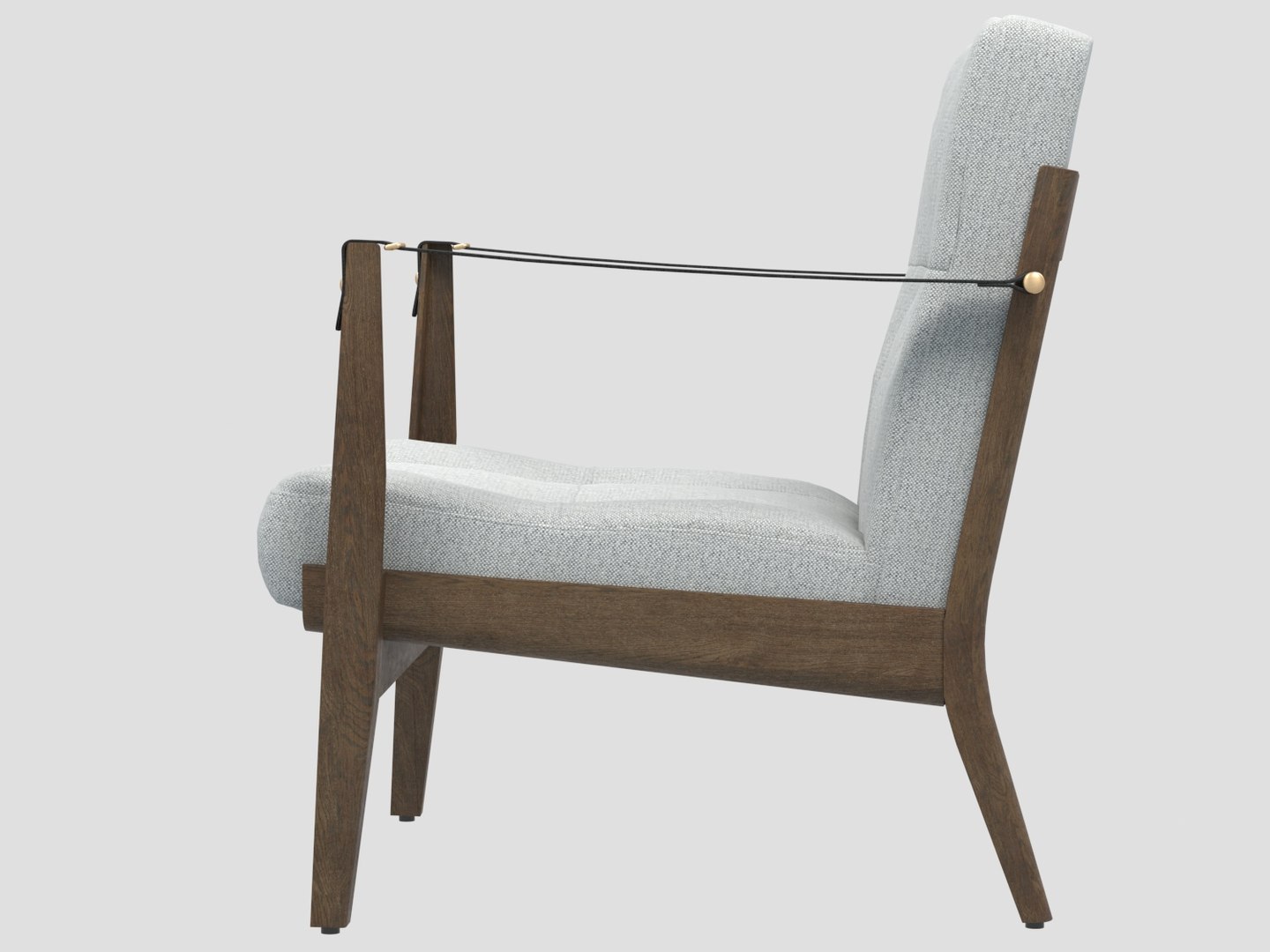 3D Model Capo Lounge Chair Neri - TurboSquid 1466222