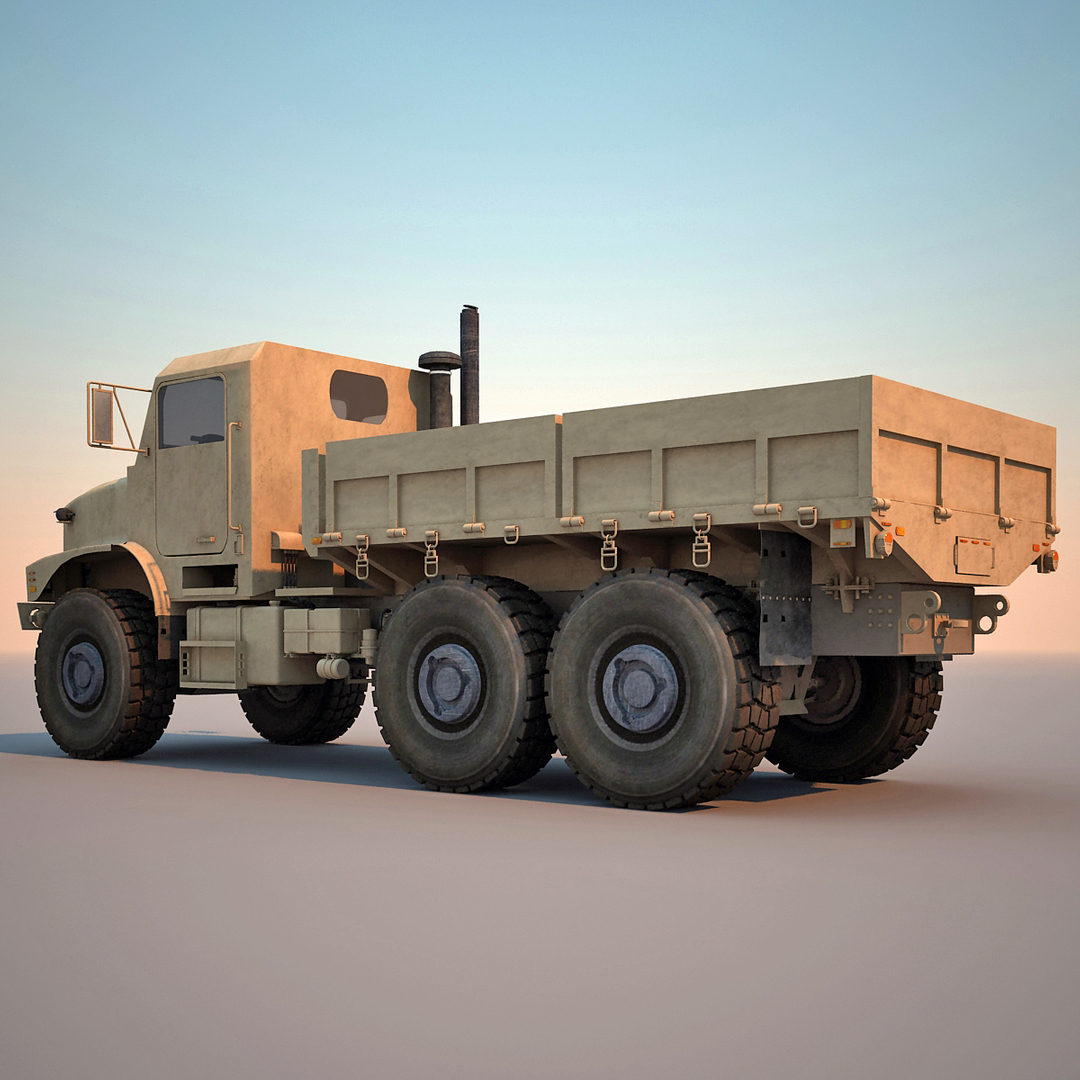 3d model oshkosh mtvr mk23 standard
