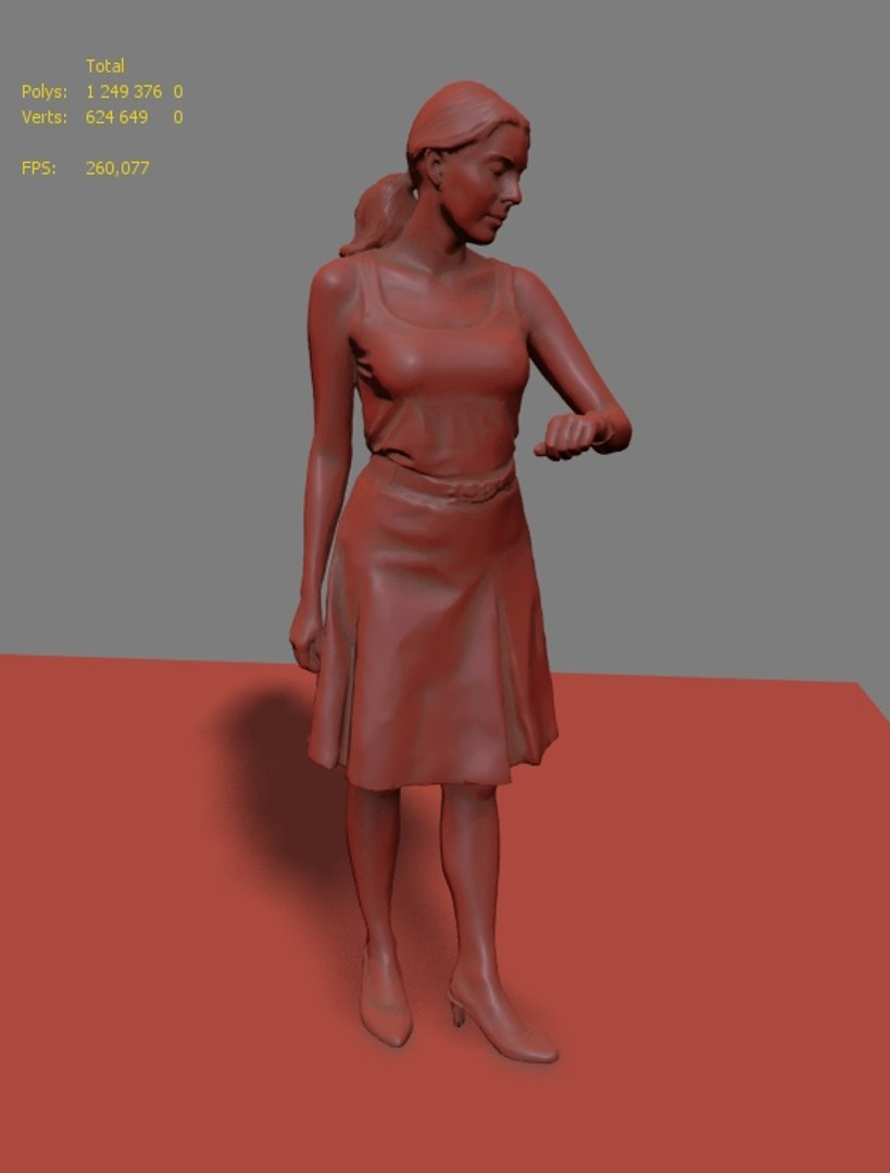 3d people archviz model