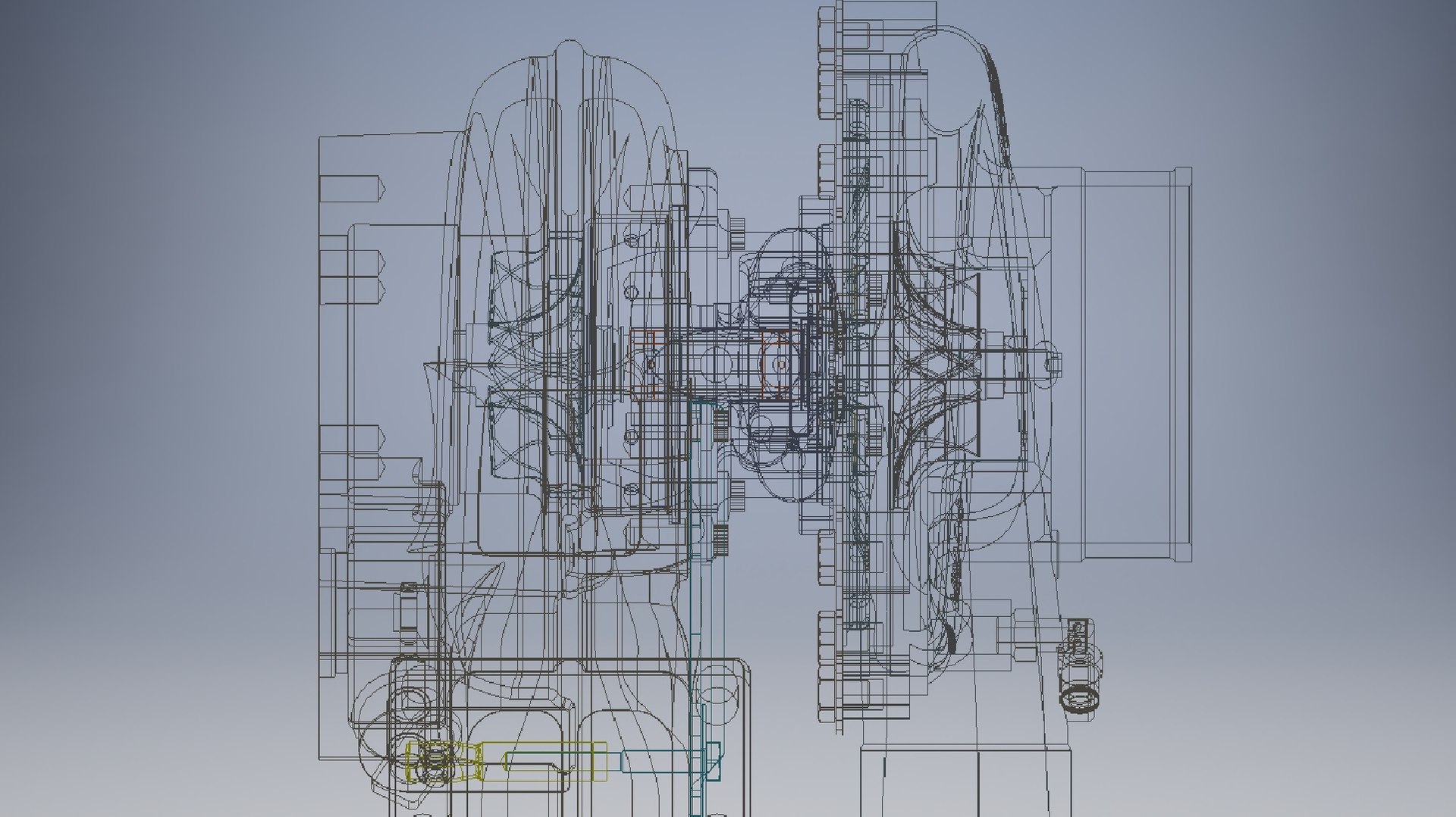 3D Car Turbocharger GT37 Assembly Model - TurboSquid 2315285
