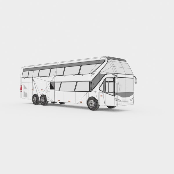coach bus 3d model