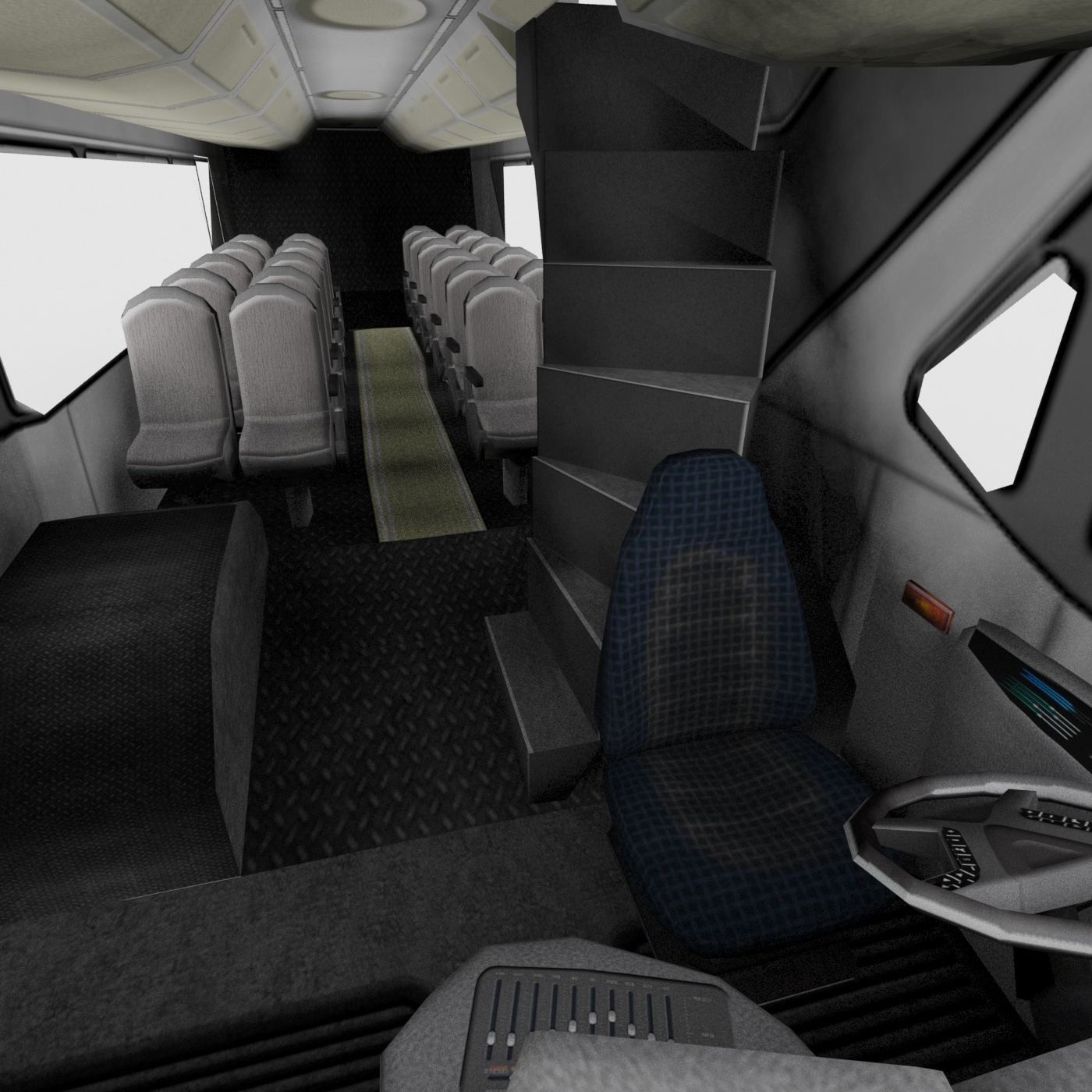 coach bus 3d model
