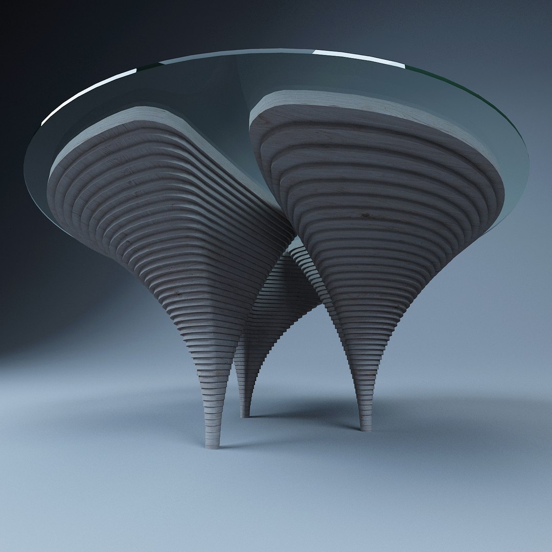 Parametric table 3D model - TurboSquid 1332879