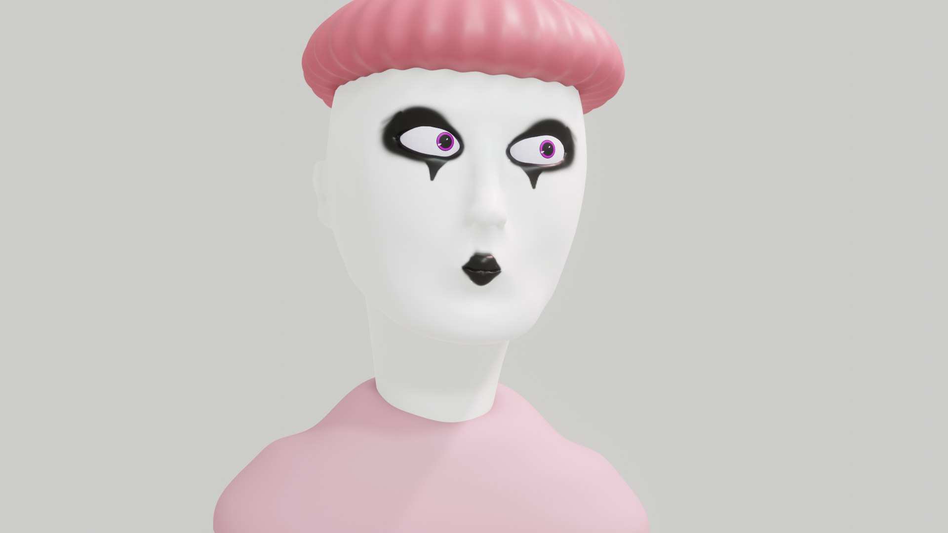 The Mime 3D Model - TurboSquid 1944836