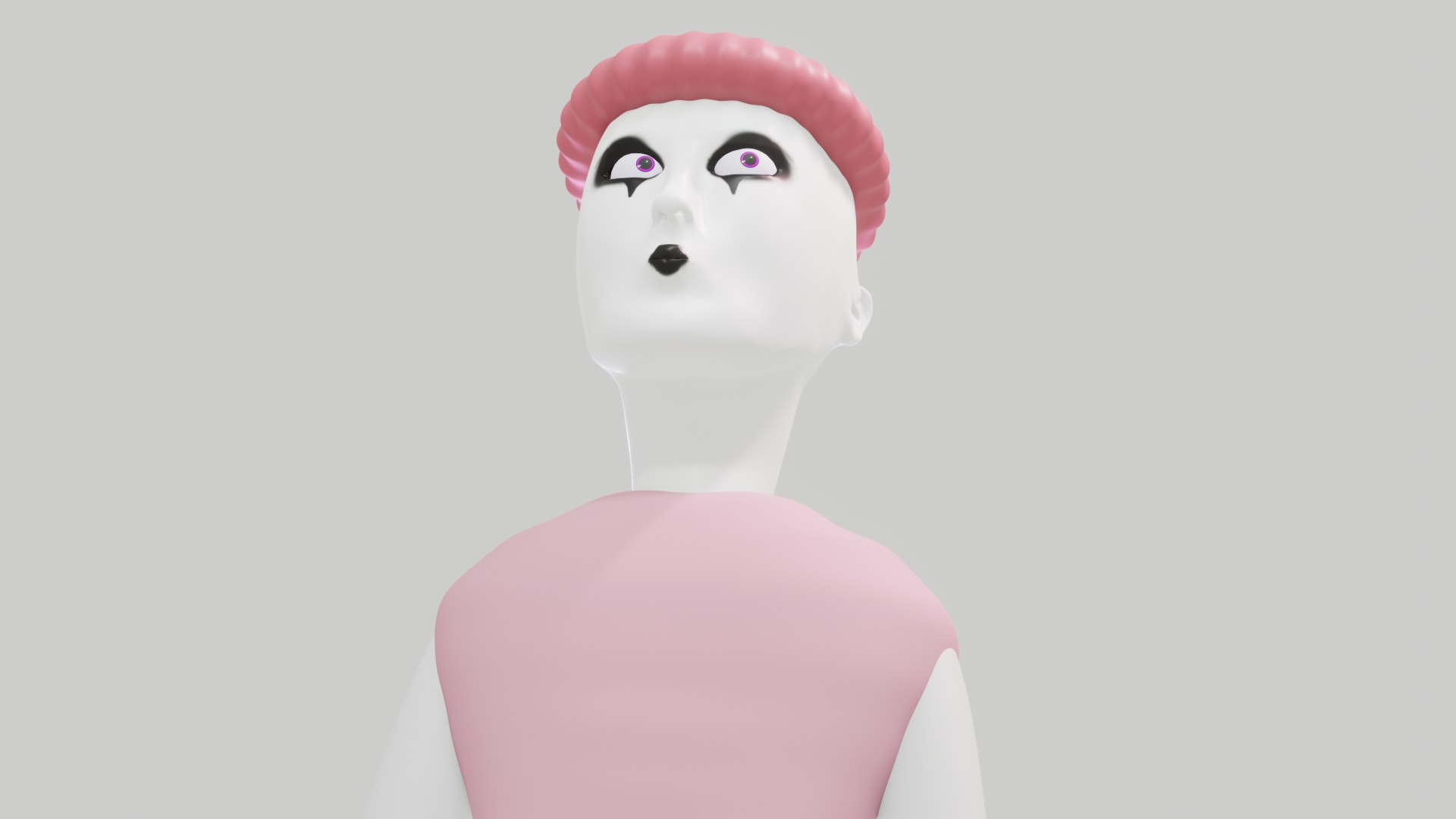 The Mime 3D Model - TurboSquid 1944836