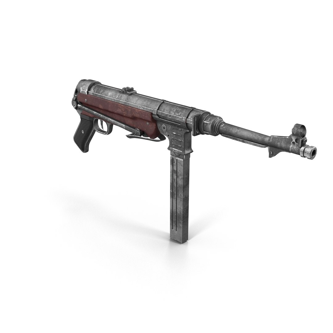 3d Model German Submachine Gun