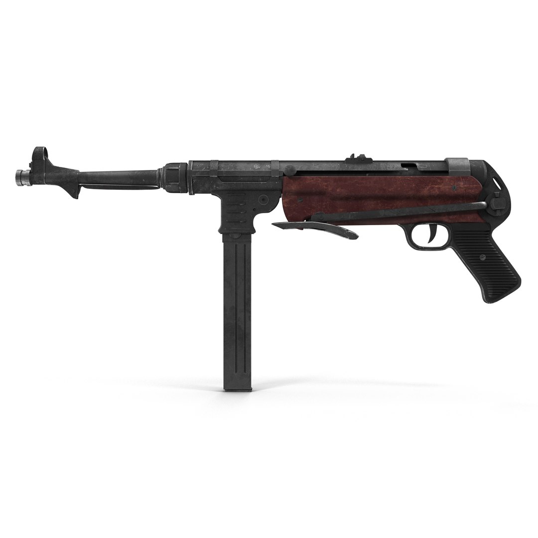 3d Model German Submachine Gun