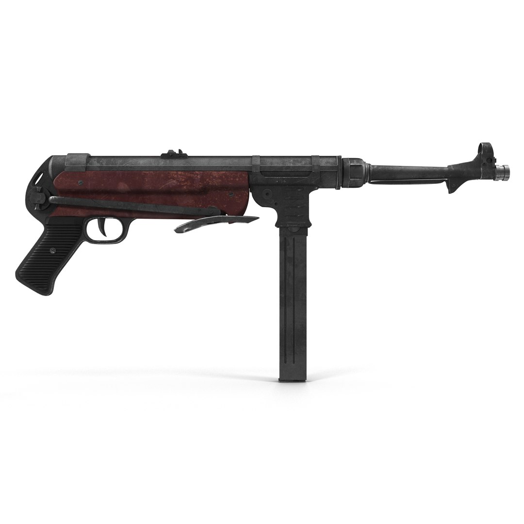 3d Model German Submachine Gun
