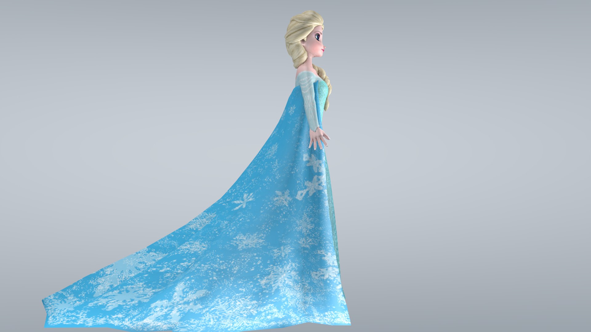 3D Elsa Frozen Model - TurboSquid 1313174