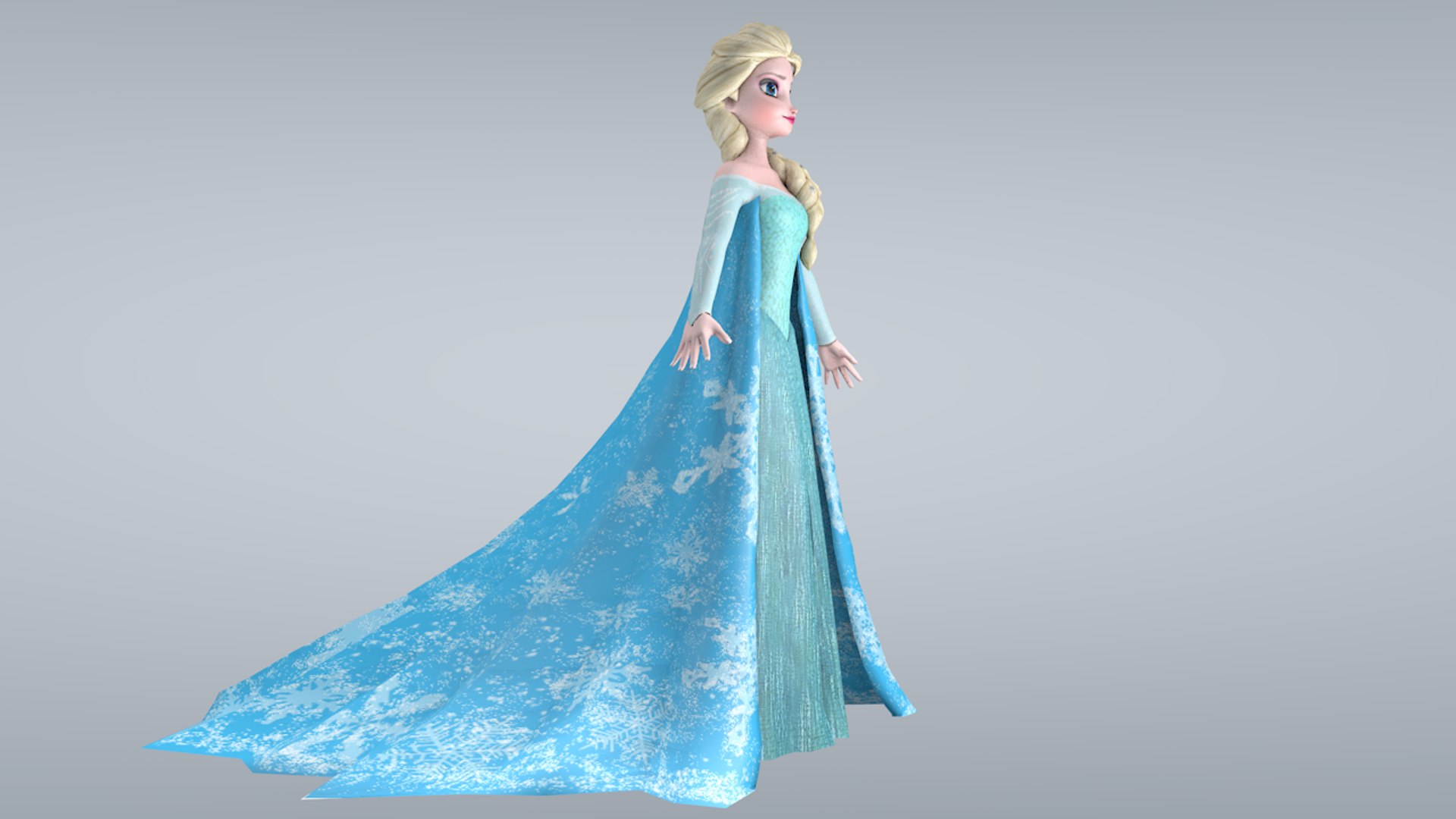 3D Elsa Frozen Model - TurboSquid 1313174