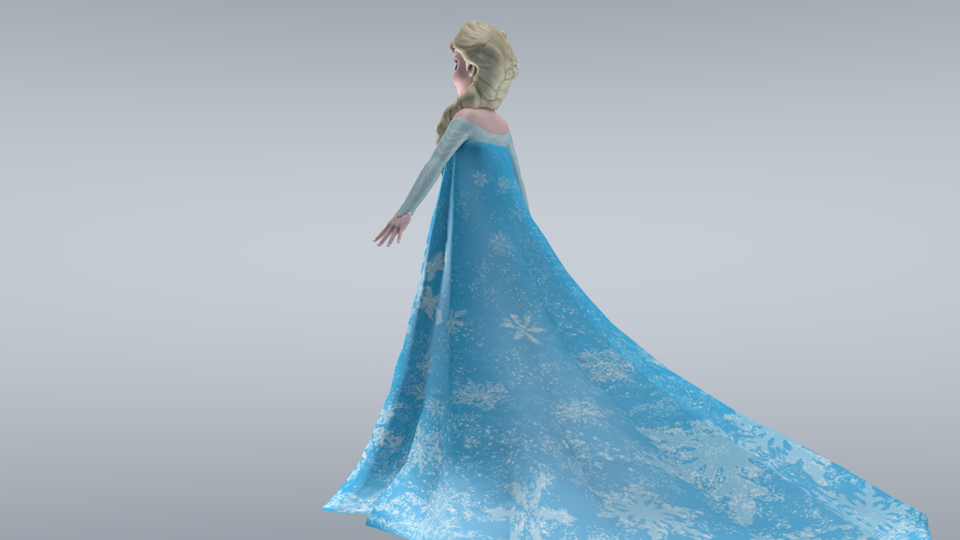 3D Elsa Frozen Model - TurboSquid 1313174