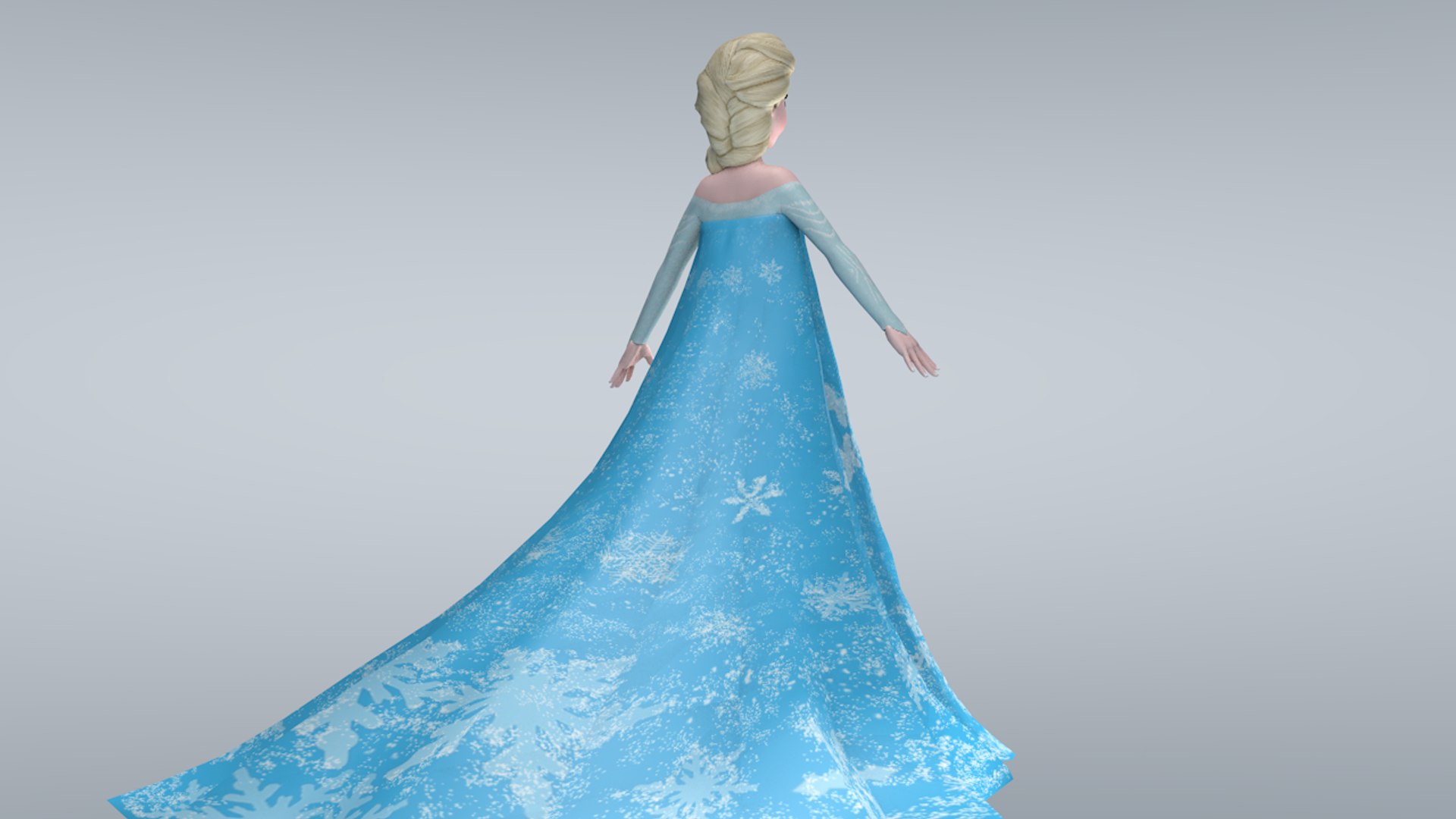 3D Elsa Frozen Model - TurboSquid 1313174