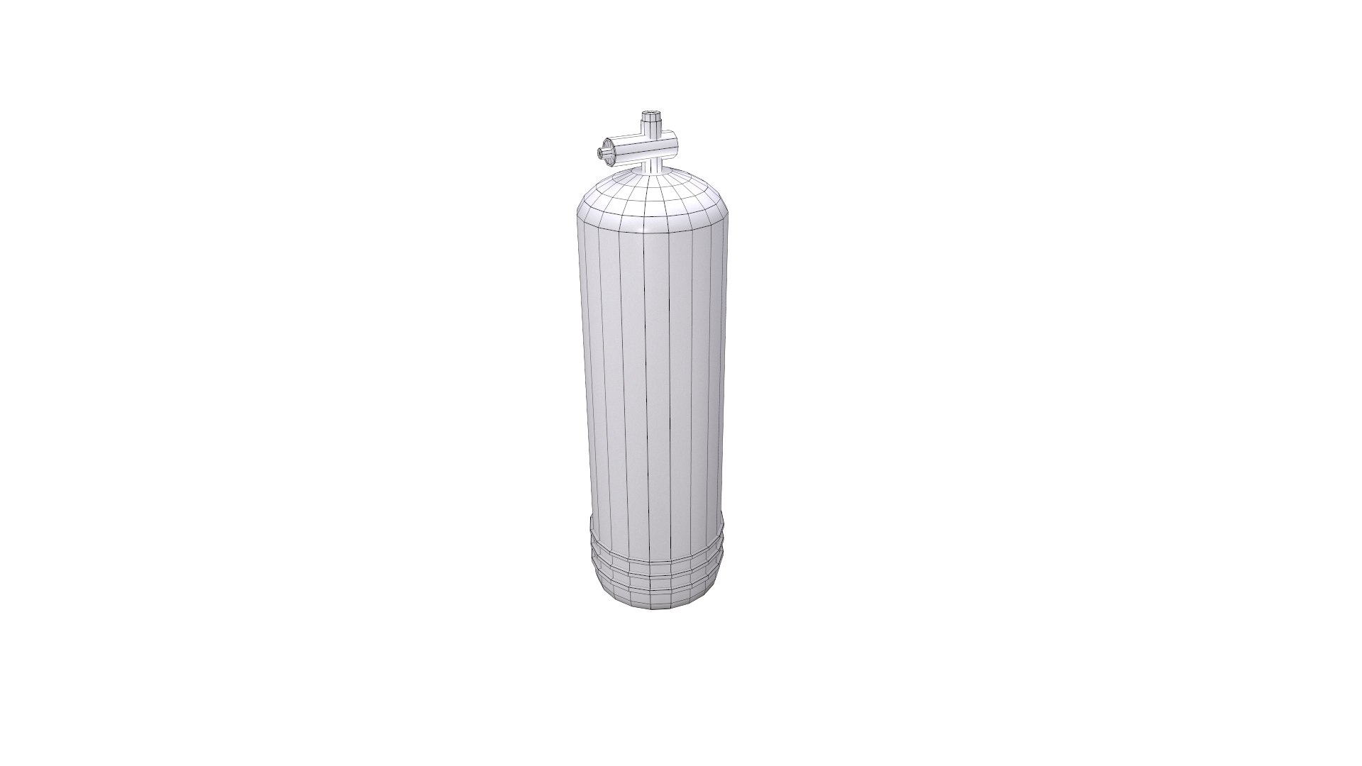 3D Chlorine Gas Cylinder model - TurboSquid 2172813