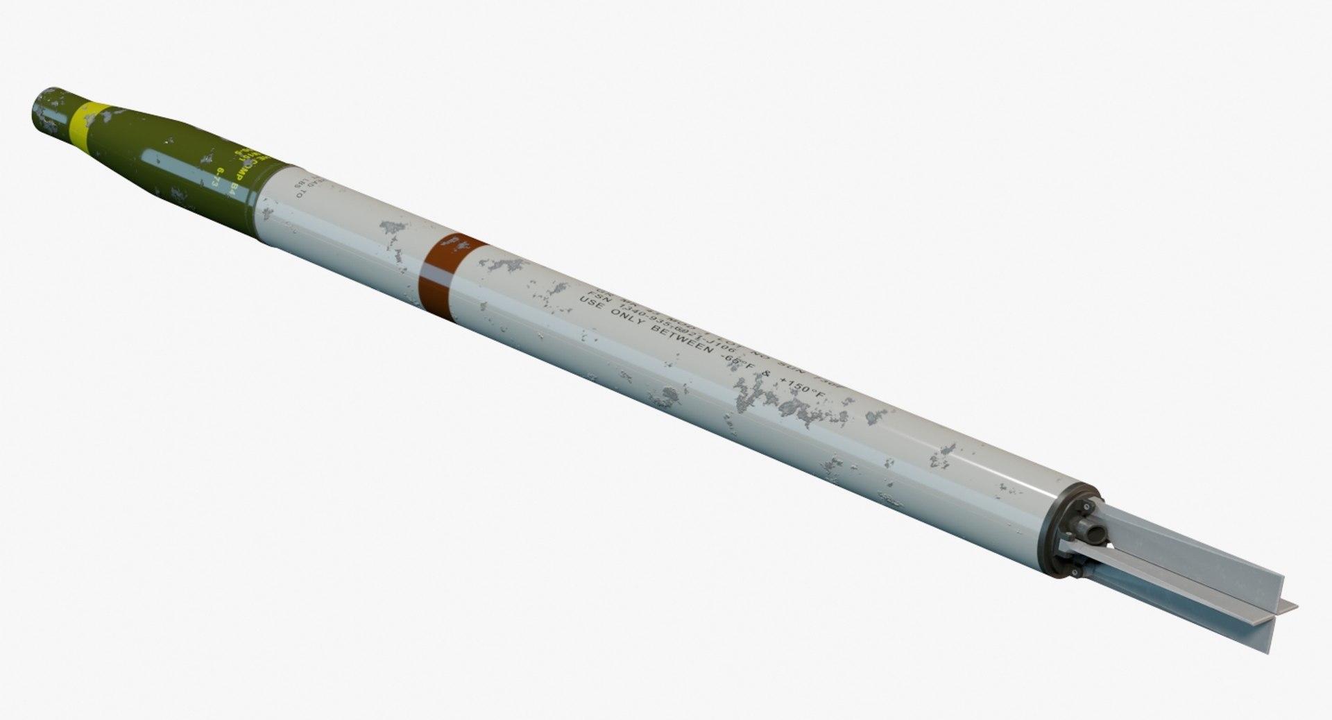 3D Mk40 Missile Vietnam Era - TurboSquid 1601504