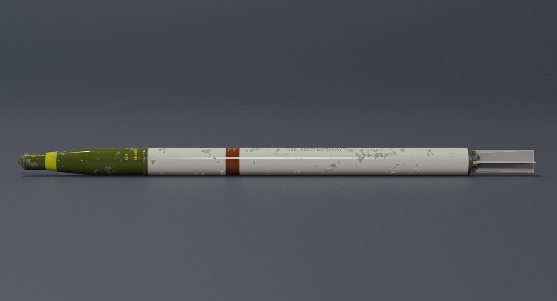 3D Mk40 Missile Vietnam Era - TurboSquid 1601504