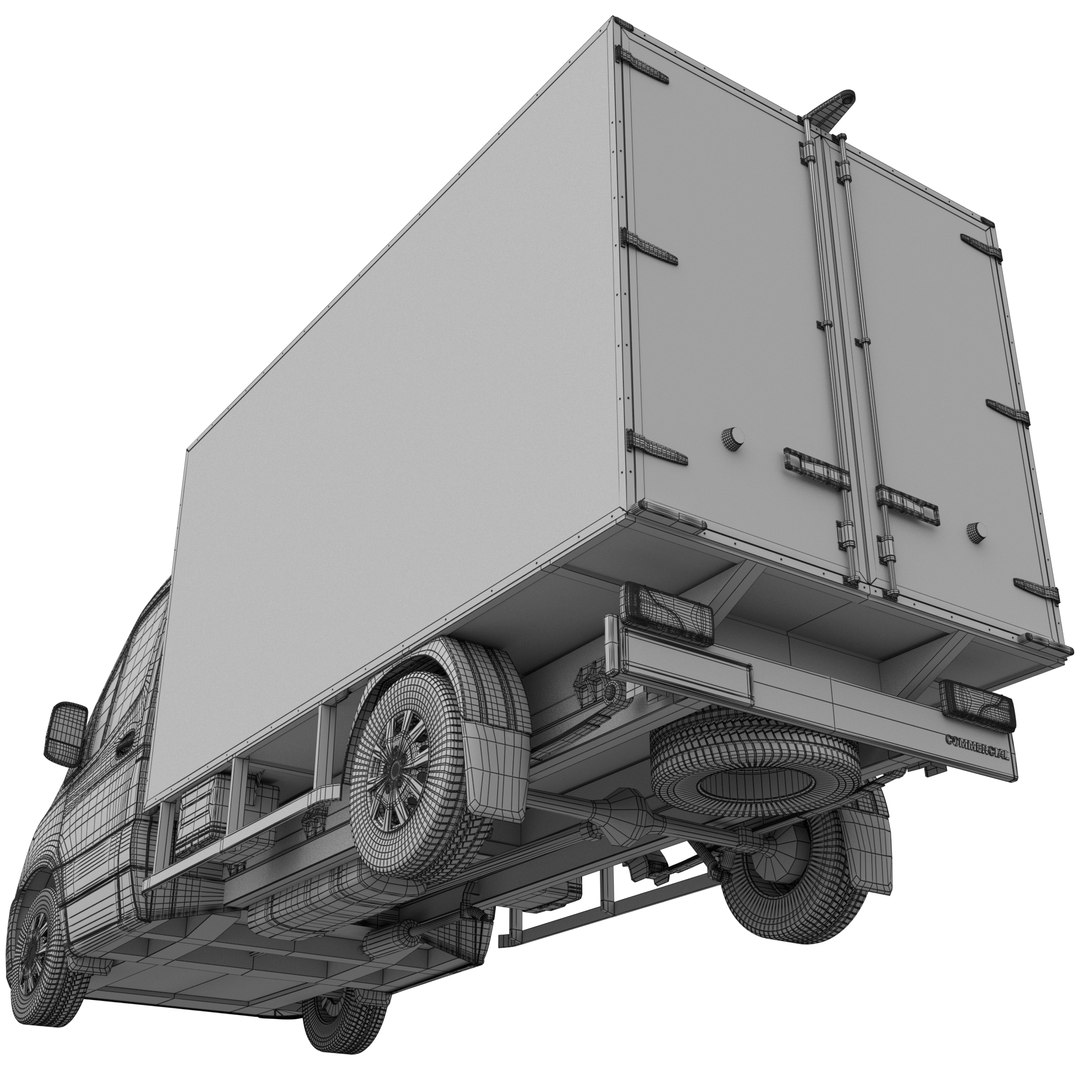 3D Generic Cargo Van - TurboSquid 1887511