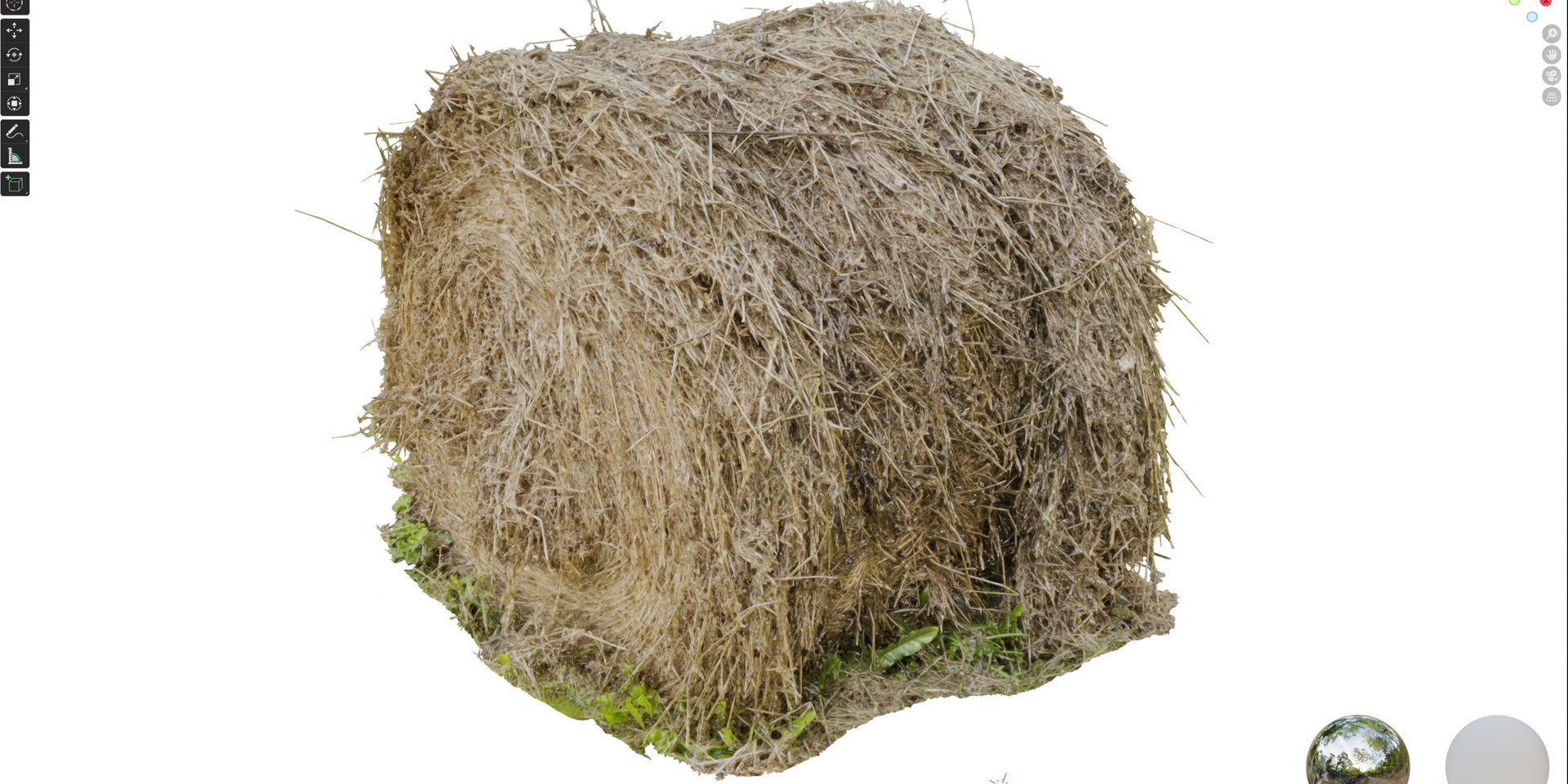 3D Model Round Bale Of Hay - TurboSquid 2119096