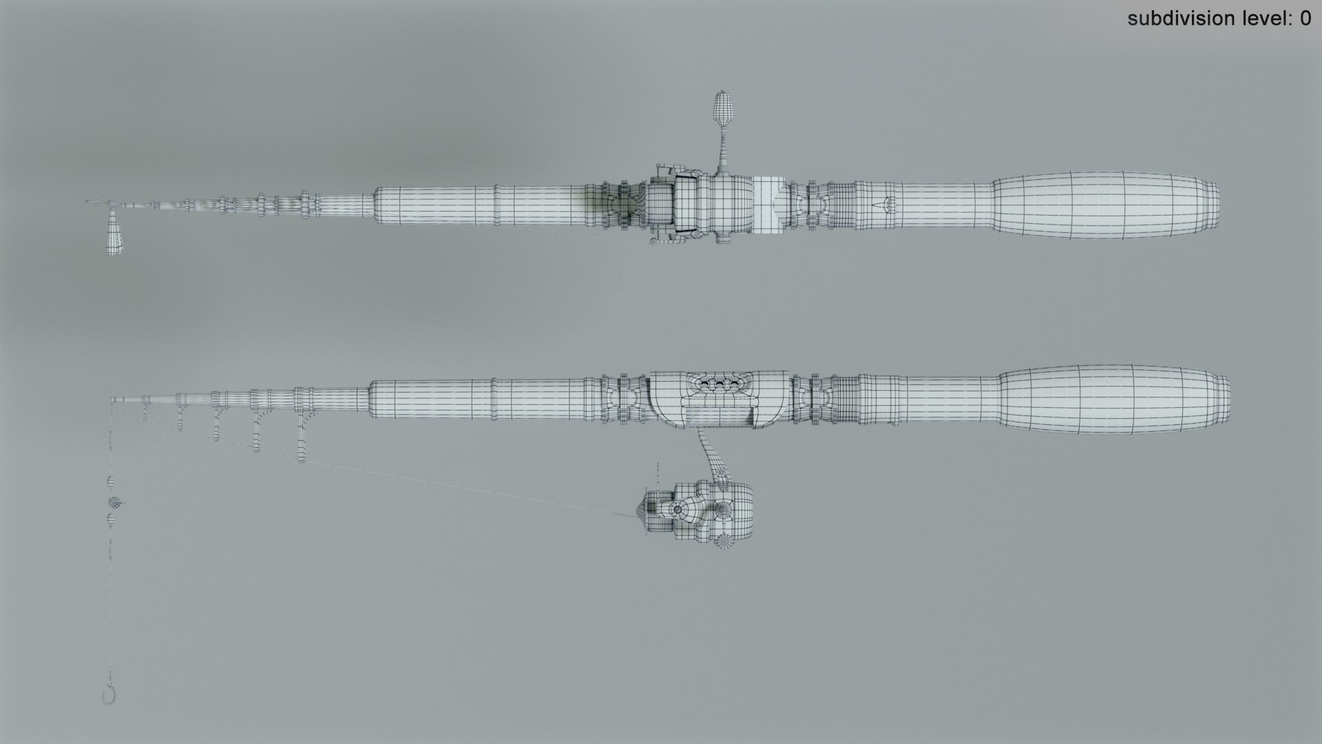 3D Fishing Rod Animated HQ Model - TurboSquid 2033780