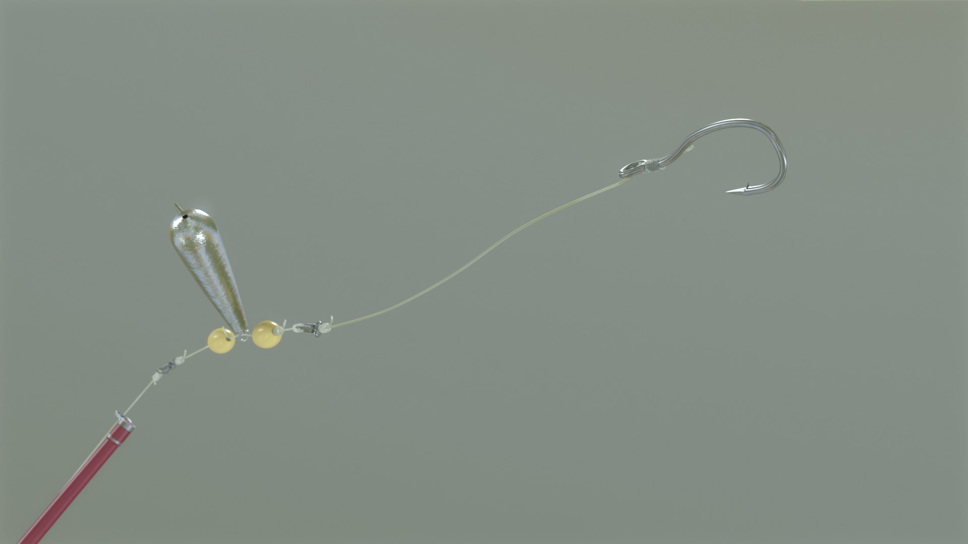 3D Fishing Rod Animated HQ Model - TurboSquid 2033780