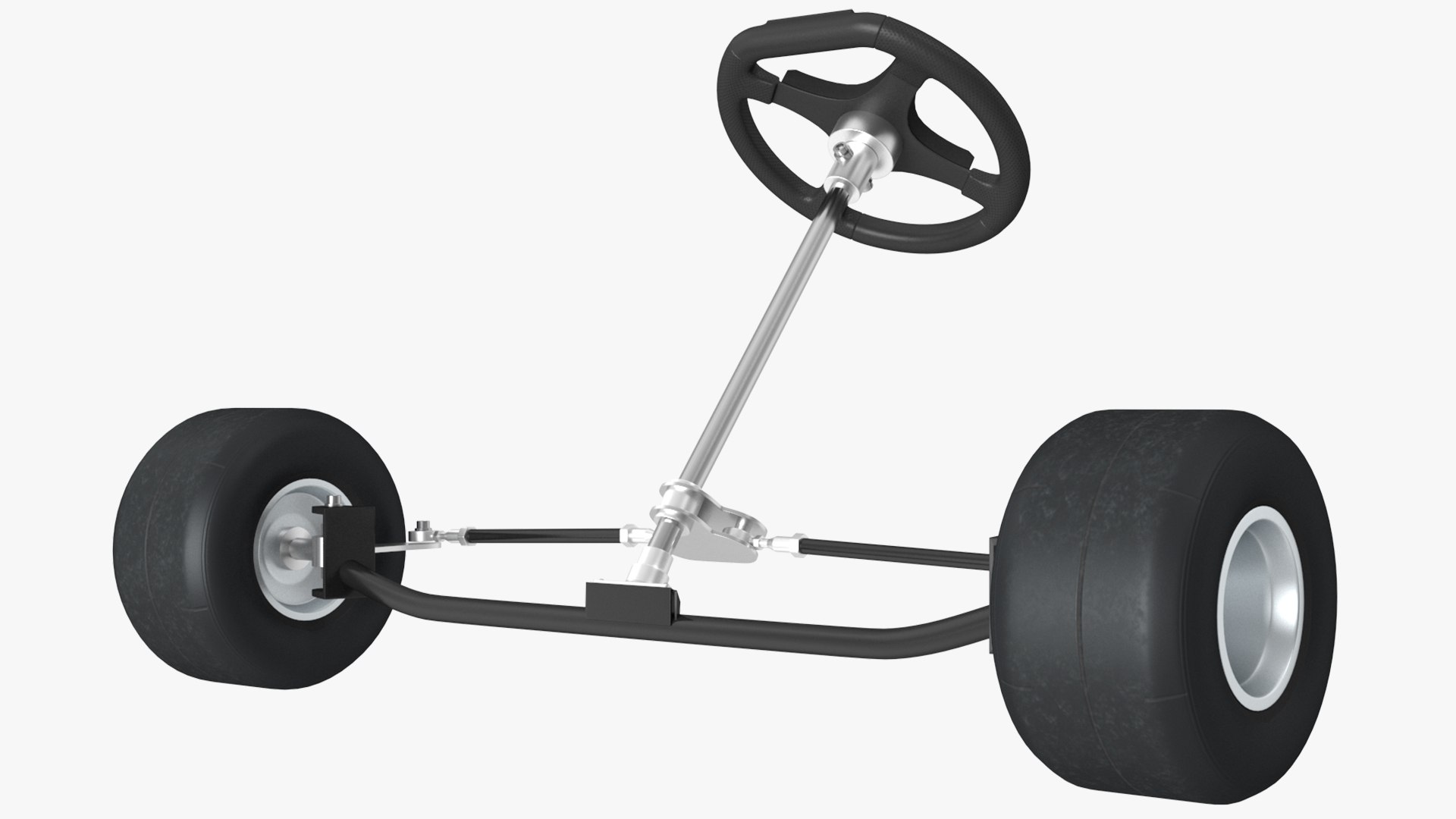 3D Kart Front Steering Wheel Axle Model - TurboSquid 1884870