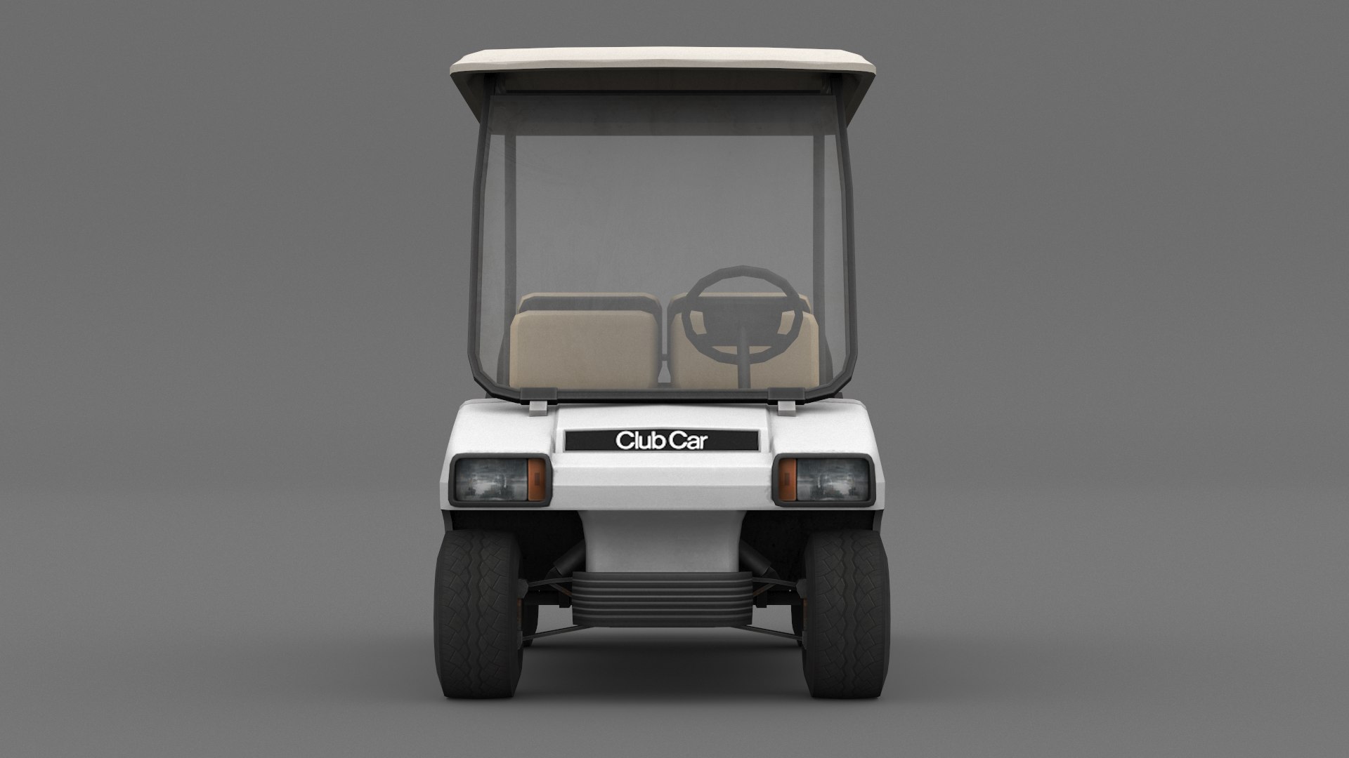 Clubcar White model - TurboSquid 1775149