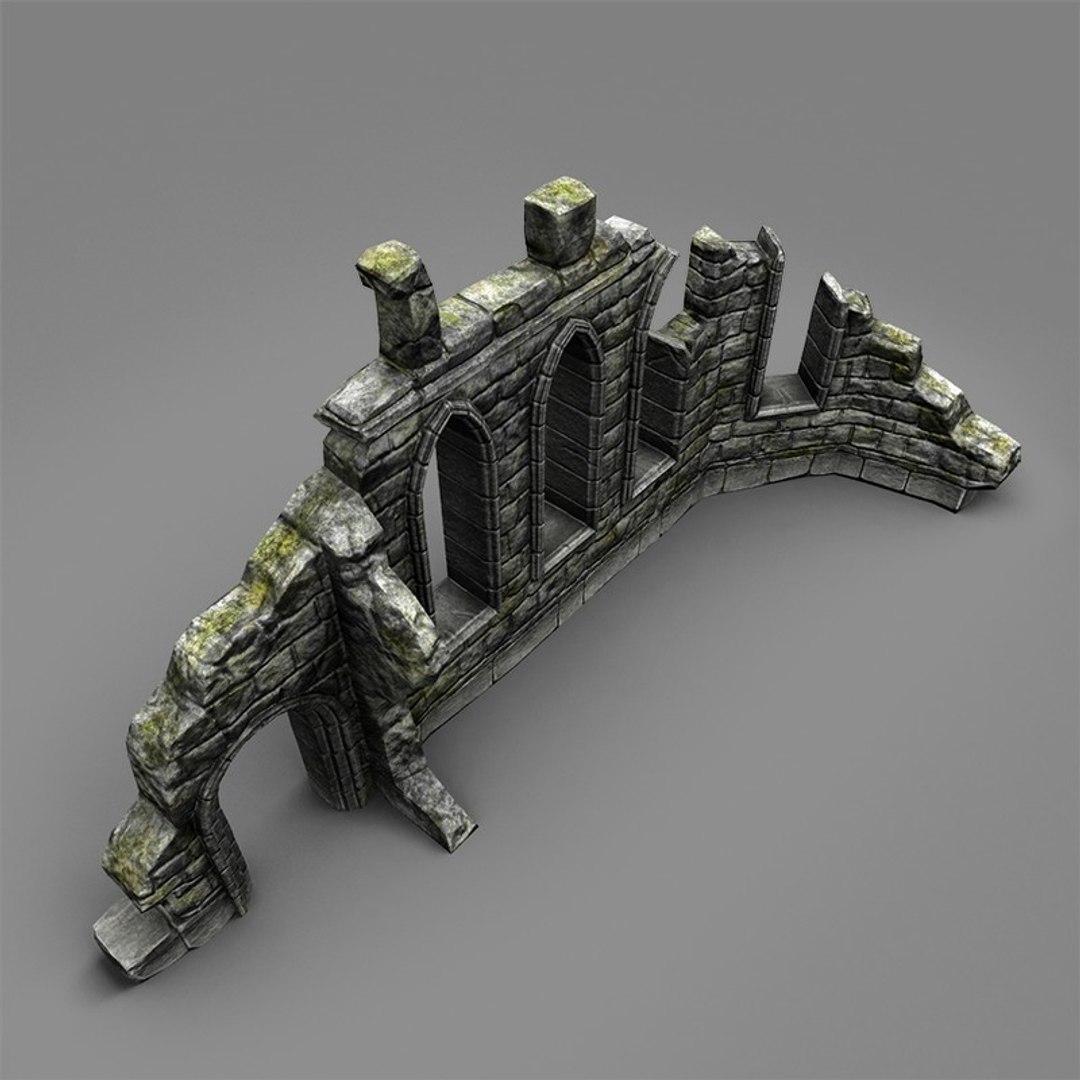 3d Model Old Ruin