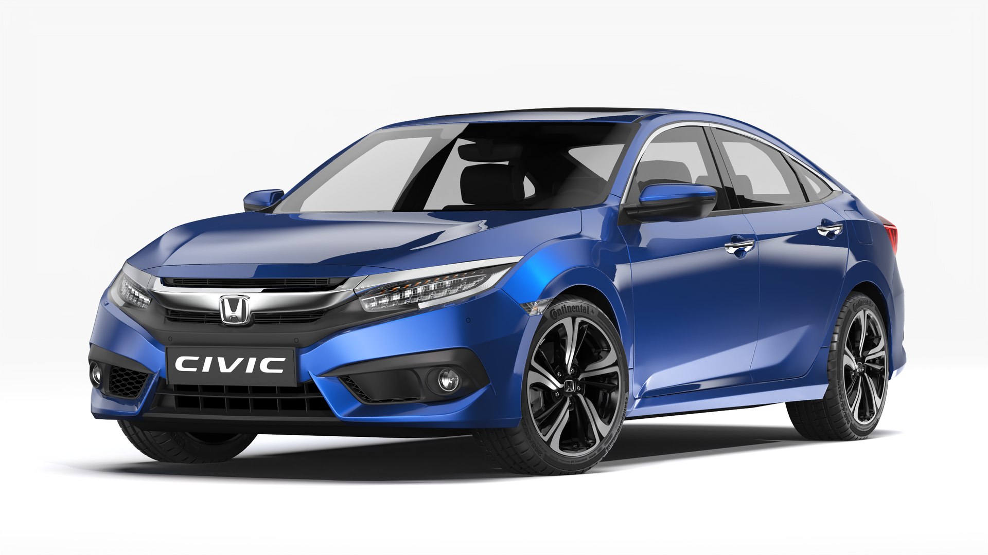 3d model honda car