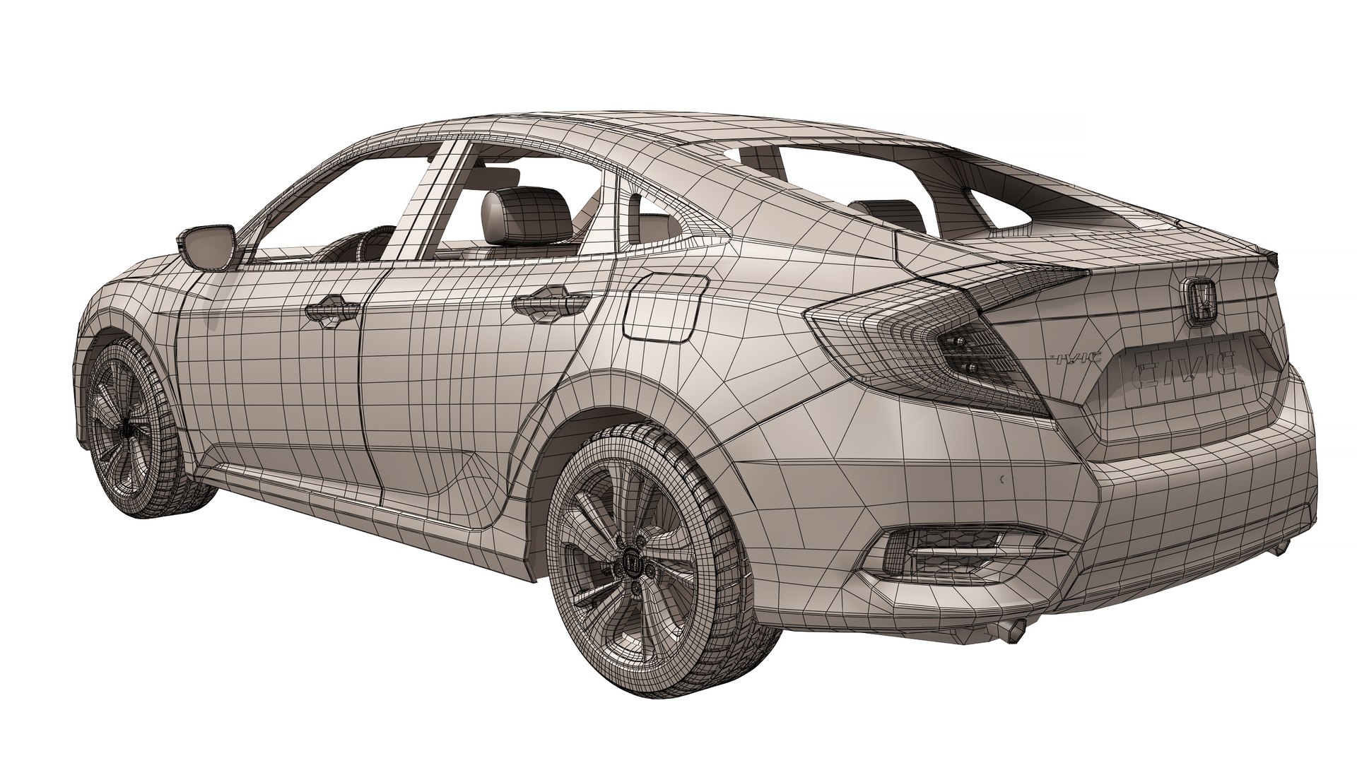 3d Model Honda Car