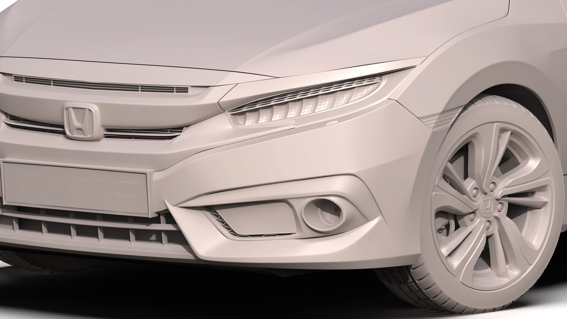 3d Model Honda Car