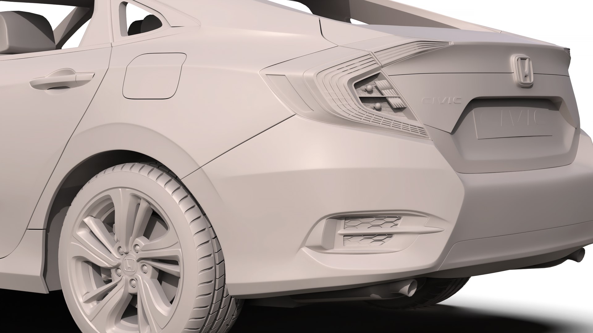 3d Model Honda Car