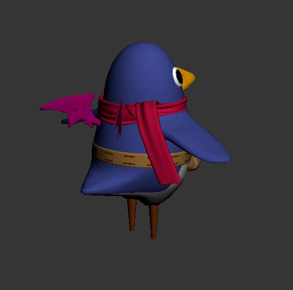 free prinny 3d model