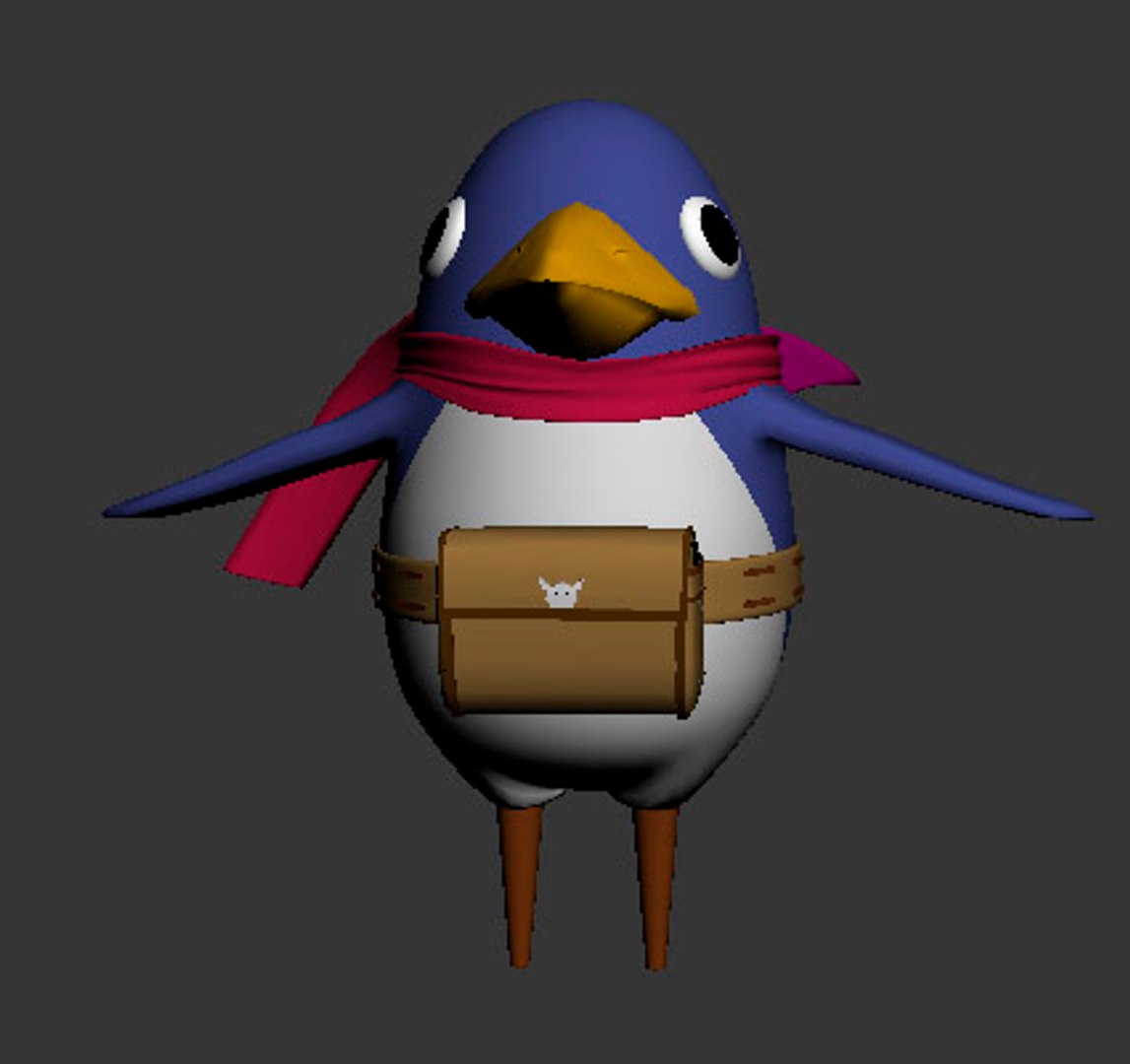 Free Prinny 3d Model