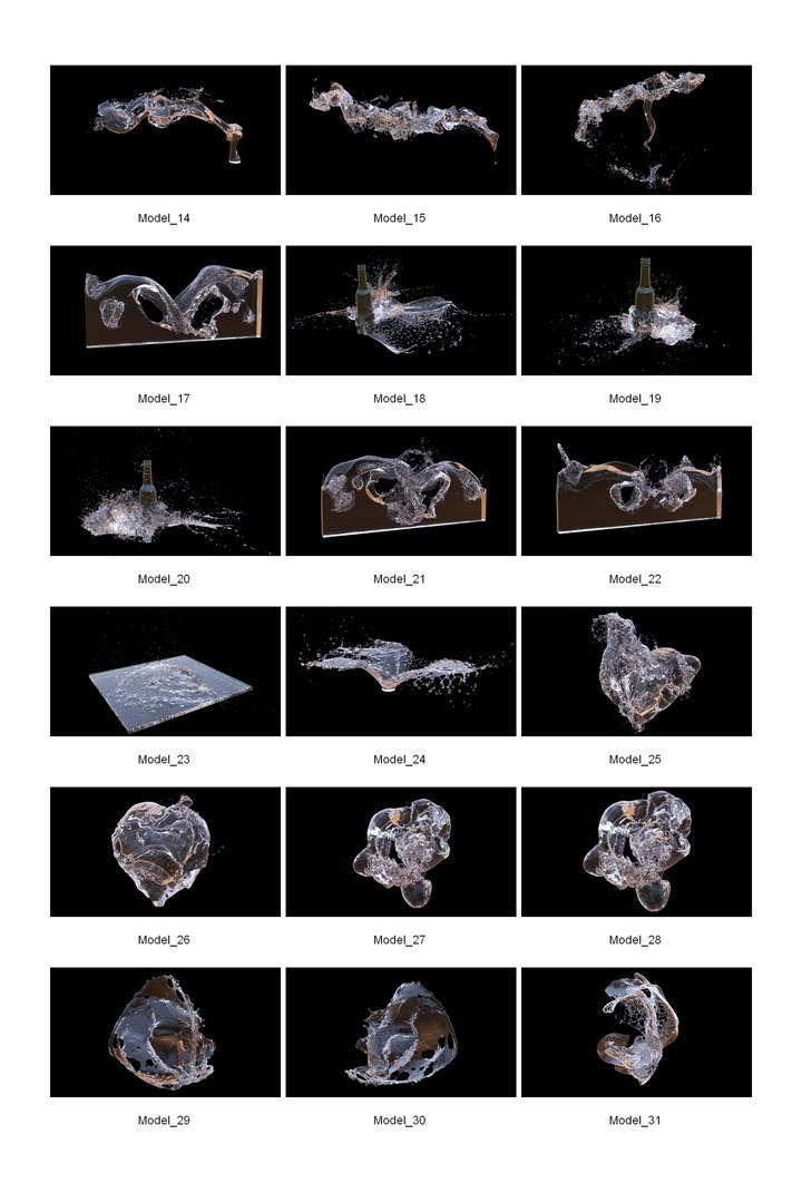 3D Model Splash Effects - TurboSquid 1244435