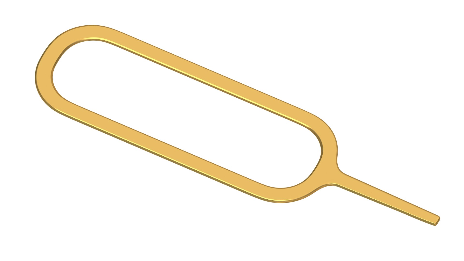 Sim Pin Key Gold And Stainless Steel 3D Model - TurboSquid 2199998